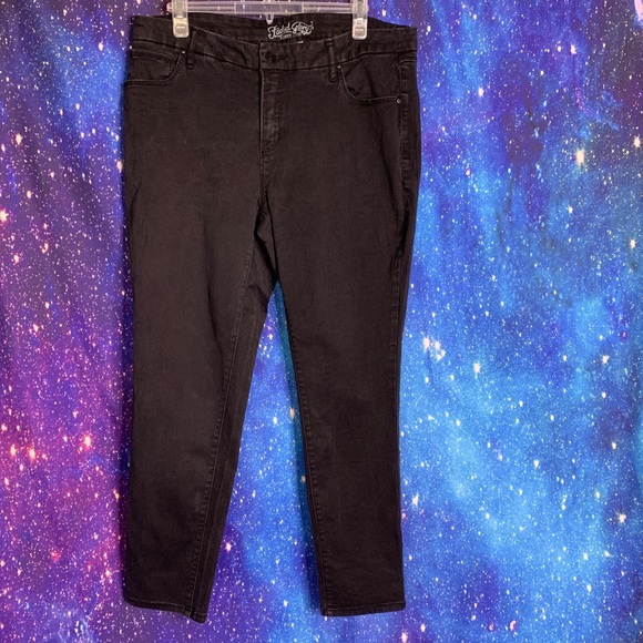 Faded Glory | Jeans | Faded Glory Black Straight Leg Jeans Size 8 P ...
